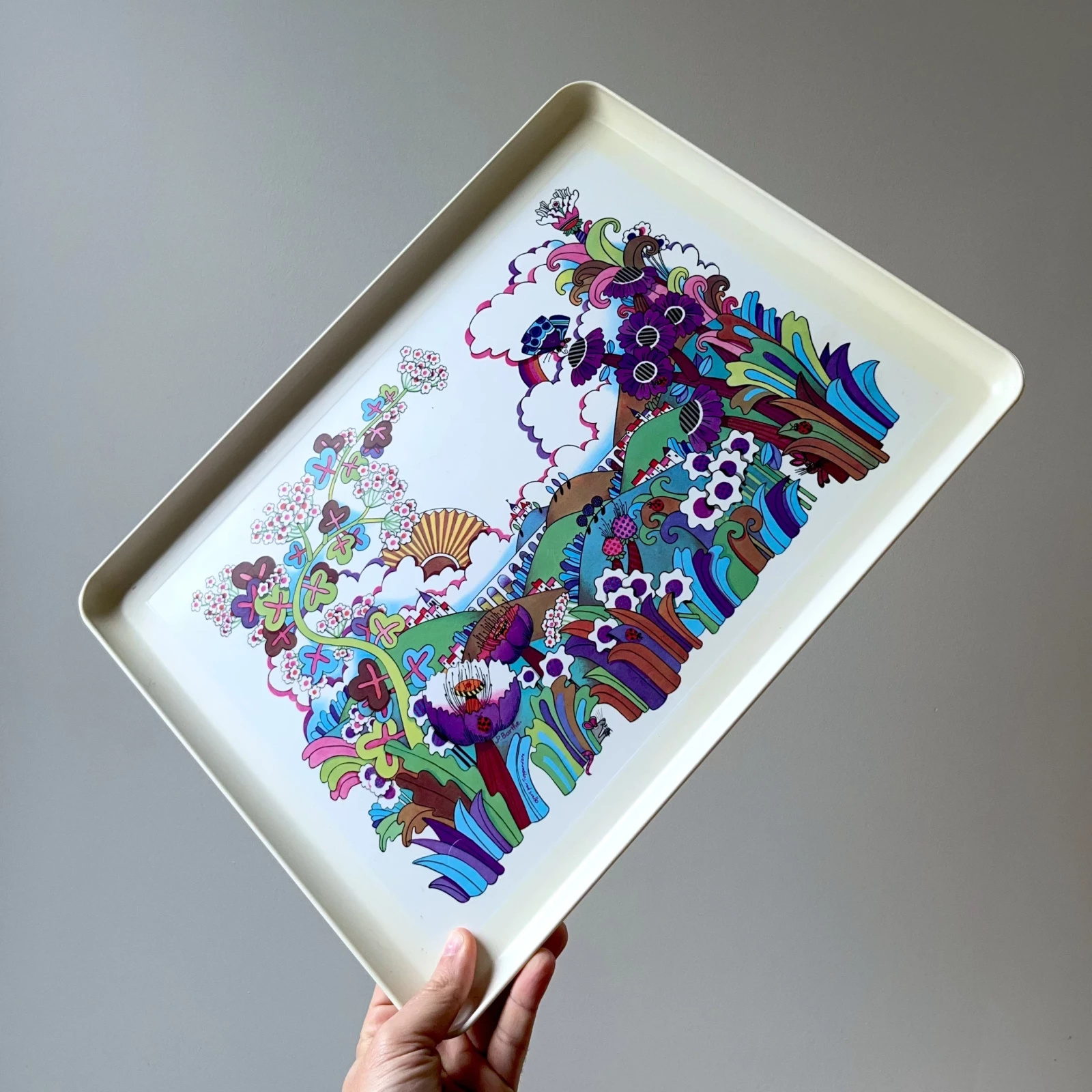 Plateau publicitaire Tupperware • Yo la broc